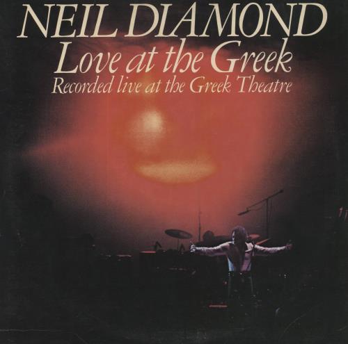 Neil Diamond Love At The Greek US 2-LP vinyl record set (Double LP ...