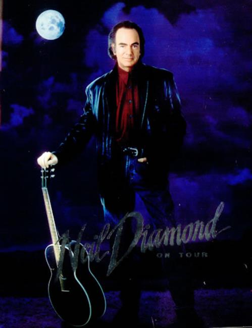 Neil Diamond On Tour UK Promo tour programme (534501) TOUR PROGRAMME