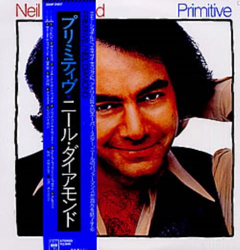 Neil Diamond Primitive Japanese vinyl LP album (LP record) (268665)