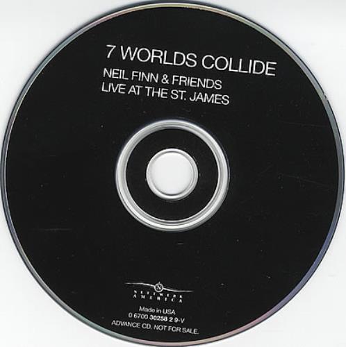 Neil Finn 7 Worlds Collide US Promo CD album (CDLP) (225345)