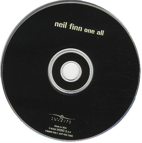 Neil Finn One All US Promo CD album (CDLP) (213593)