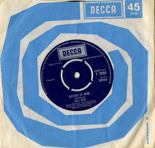 Neil Reid Mother Of Mine UK 7" vinyl single (7 inch record / 45) (550675)