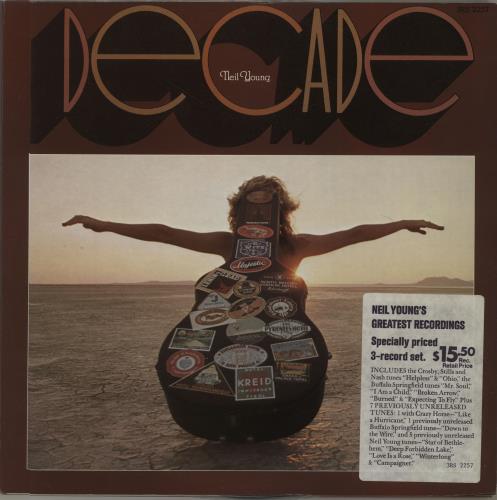 Neil Young Decade Australian 3-LP vinyl record set (Triple LP Album ...
