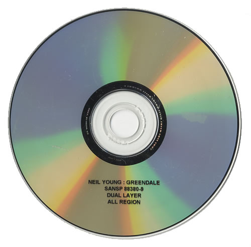 Neil Young Greendale US Promo promo DVD-R (326029)