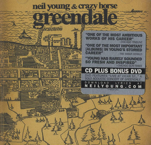 Neil Young Greendale US 2-disc CD/DVD set (475543)
