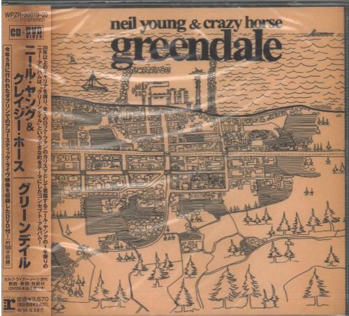 Neil Young Greendale Japanese Promo 2-disc CD/DVD set (668042)