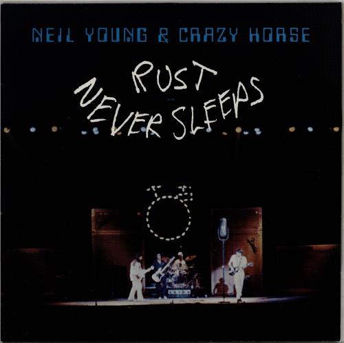 Neil Young Rust Never Sleeps German vinyl LP album (LP record) (314452)