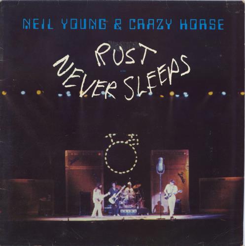 Neil Young Rust Never Sleeps UK vinyl LP album (LP record) (769212)