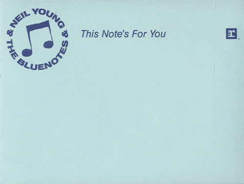 Neil Young This Notes For You US Promo memorabilia (455383) STIK-ON NOTES