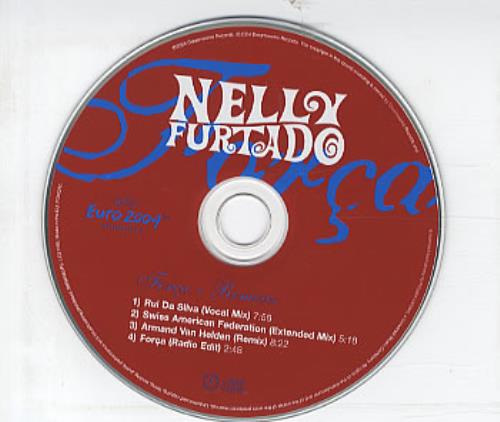 Nelly Furtado Forca - Remixes UK Promo CD single (CD5 / 5") (327404)