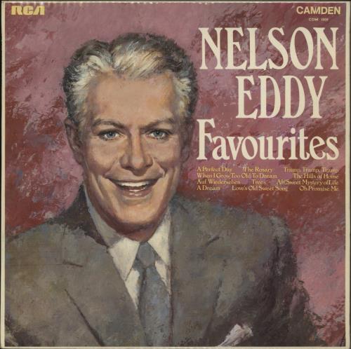 Nelson Eddy Favourites UK vinyl LP album (LP record) (845389)