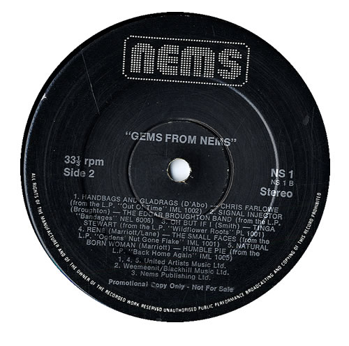 NEMS (Record Label) Gems From NEMS UK Promo vinyl LP album (LP record ...