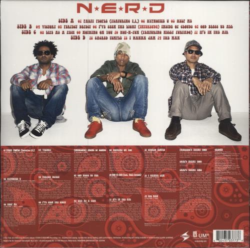 NERD Nothing - 180gm - Sealed UK 2-LP vinyl record set (Double LP Album ...