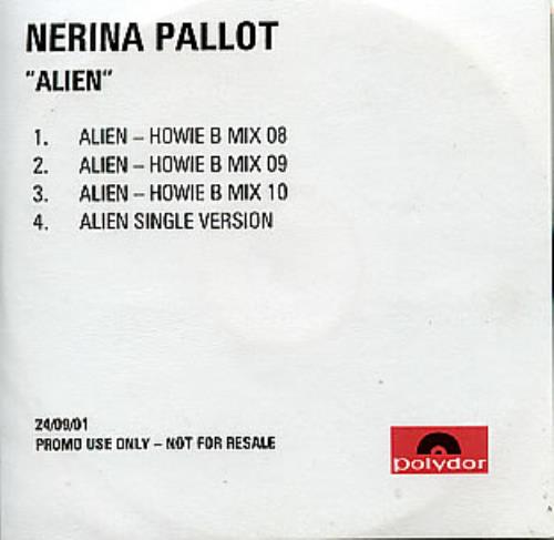 Nerina Pallot Alien UK Promo CD-R acetate (296106)