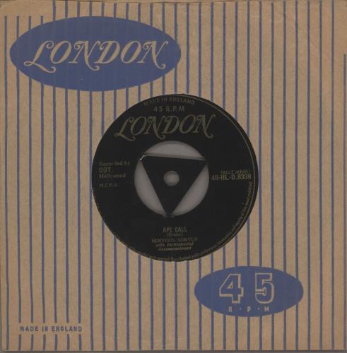 Nervous Norvus Ape Call - 1st UK 7" vinyl single (7 inch record / 45) (612655)