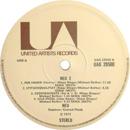 Neu Neu 2 - EX UK vinyl LP album (LP record) (725559)