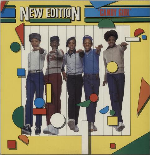 New Edition Candy Girl - p/s UK 12" vinyl single (12 inch record / Maxi ...