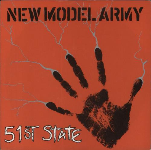 New Model Army 51st State UK 7" vinyl single (7 inch record / 45) (89078)