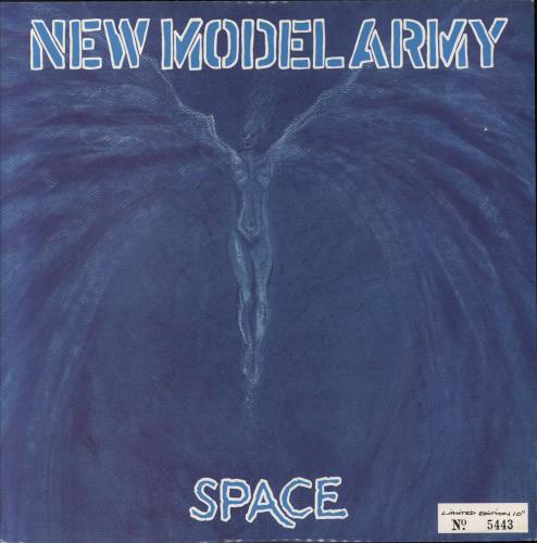 New Model Army Space UK 10" vinyl single (10 inch record) (45730)