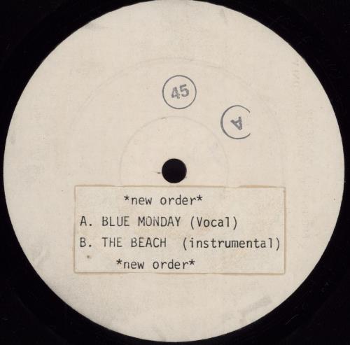 New Order Blue Monday - Test Pressing UK 12" vinyl single (12 inch ...