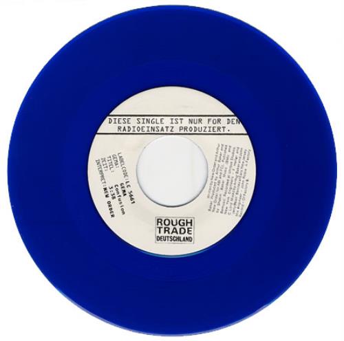 New Order Confusion - Blue Vinyl German Promo 7" vinyl single (7 inch ...