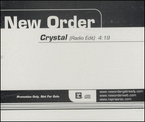 New Order Crystal US Promo CD single (CD5 / 5") (198525)