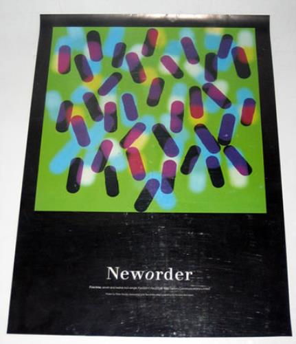 New Order Fine Time UK Promo poster (375681)