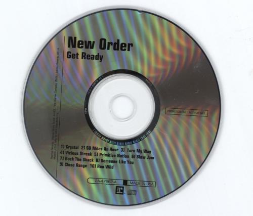 New Order Get Ready US Promo CD album (CDLP) (194377)