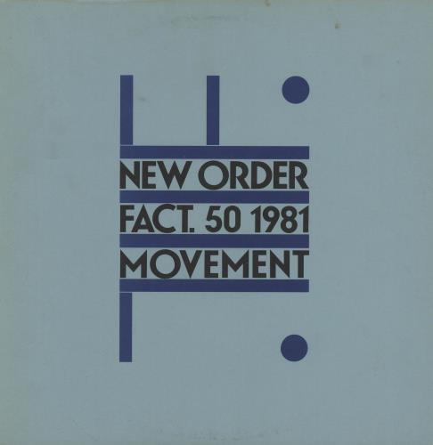 New Order Movement + inner - EX UK vinyl LP album (LP record) (327398)