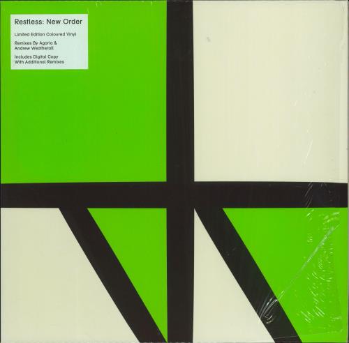 New Order Restless - Green Vinyl UK 12" vinyl single (12 inch record ...
