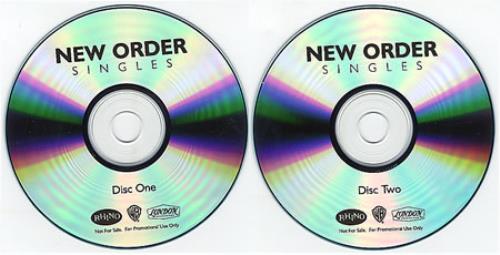 New Order Singles US Promo CD-R acetate (355888)