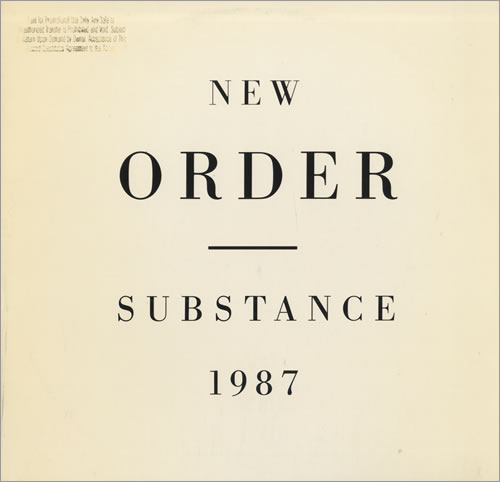 New Order Substance - Gold promo stamped US Promo 2-LP vinyl record set ...