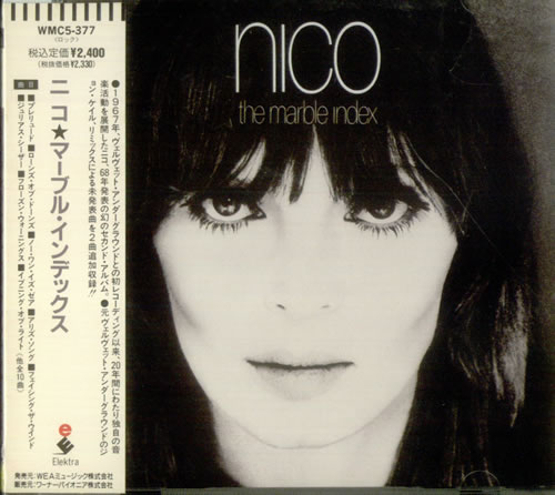 Nico The Marble Index Japanese CD album (CDLP) (542024)
