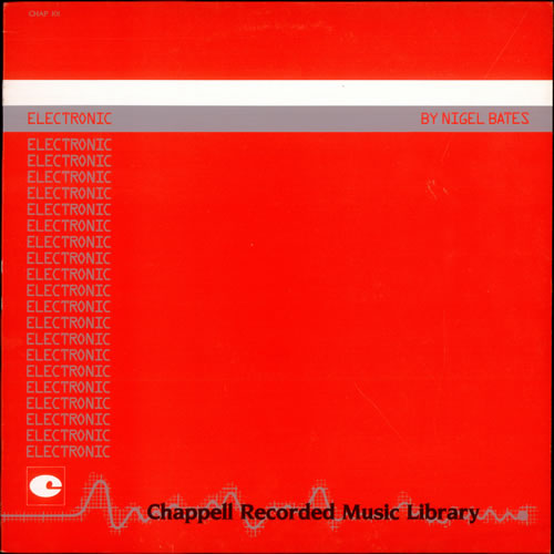 Nigel Bates Electronic UK vinyl LP album (LP record) (508210)