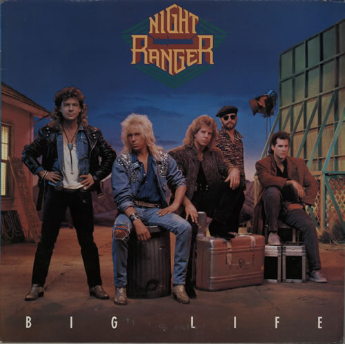 Night Ranger Big Life UK vinyl LP album (LP record) (582035)