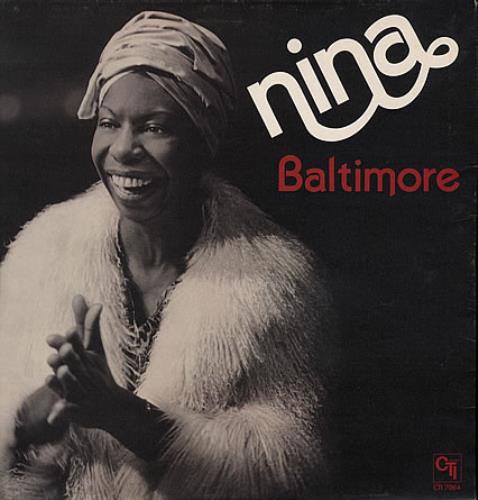 Nina Simone Baltimore UK vinyl LP album (LP record) (388474)