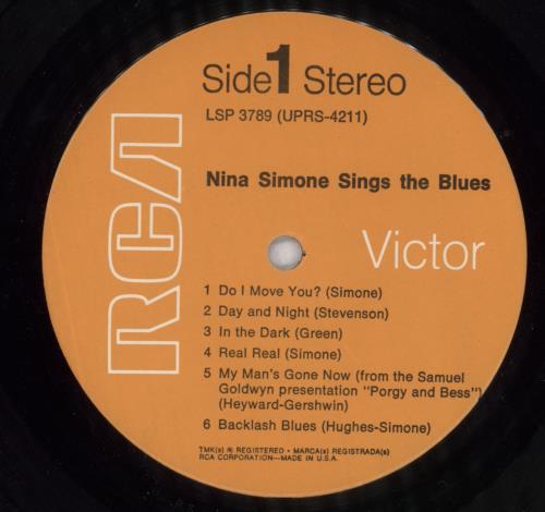 Nina Simone Sings The Blues US vinyl LP album (LP record) (827325)