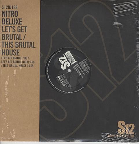 Nitro Deluxe Let's Get Brutal / This Brutal House UK 12" vinyl single (12 inch record / Maxi ...