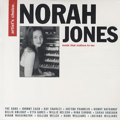 Norah Jones Artist's Choice US Promo CD album (CDLP) (339314)
