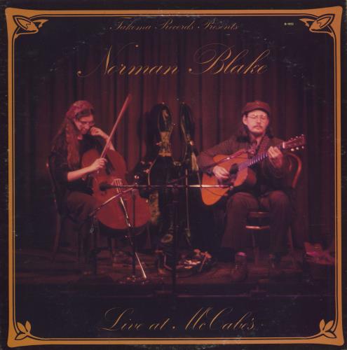Norman Blake Live At McCabe's US vinyl LP album (LP record) (781516)
