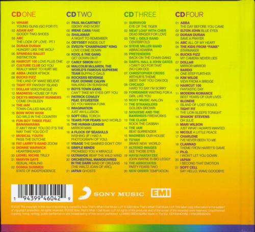 Now That's What I Call Music NOW Yearbook '82 UK 4-CD album set (798248)