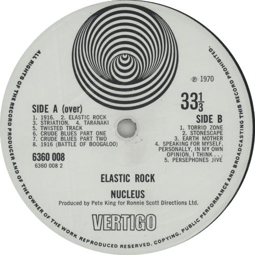 Nucleus Elastic Rock - 1st UK vinyl LP album (LP record) (559998)