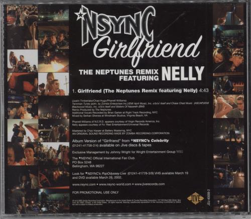 N Sync Girlfriend US Promo CD single (CD5 / 5") (209506)
