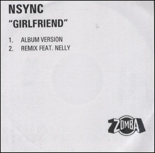 N Sync Girlfriend UK Promo CD-R acetate (211804)