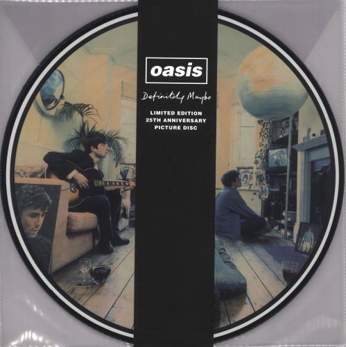 Oasis Definitely Maybe - 25th Anniversary UK picture disc LP (vinyl ...