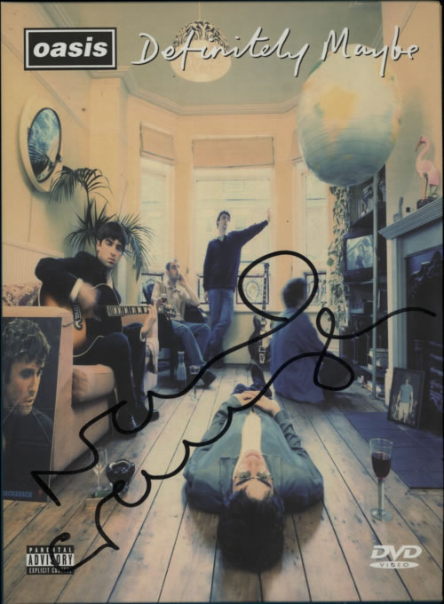 Oasis Definitely Maybe - Autographed UK DVD (591225)