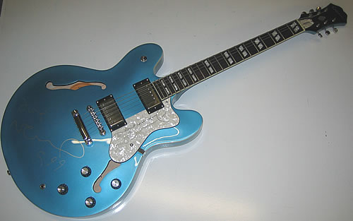 Oasis Epiphone Guitar - Autographed! UK memorabilia (339384 ...