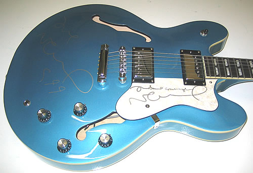 Oasis Epiphone Guitar - Autographed! UK memorabilia (339384 ...