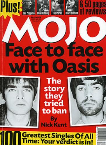 Oasis Mojo - December 1997 UK magazine (297200) DECEMBER 1997