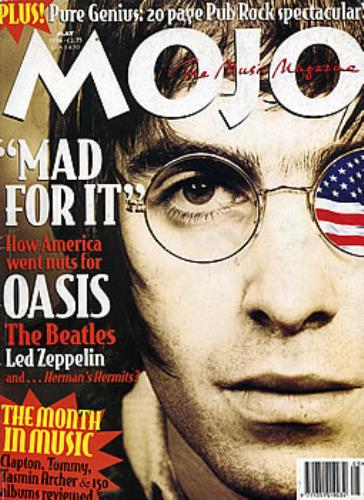 Oasis Mojo - May 1996 UK magazine (297202) MAY 1996